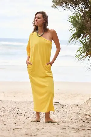 Women's Drop Shoulder Maxi Dresses