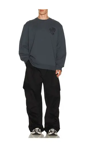 ALLSAINTS Orlando Crew Sweatshirt With Graphic Detail