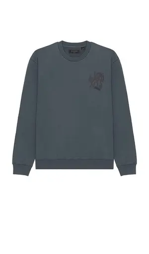 ALLSAINTS Orlando Crew Sweatshirt With Graphic Detail