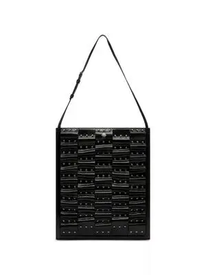 Bally Beckett Studded Leather Tote - Black