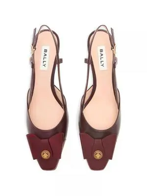 Bally B-bow Slingback Heeled Pumps