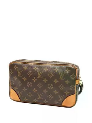 LOUIS VUITTON 2002 Monogram Marly Dragonne Gm Clutch