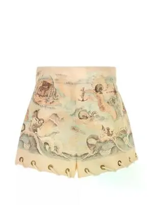 Zimmermann Rebellion Printed Shorts