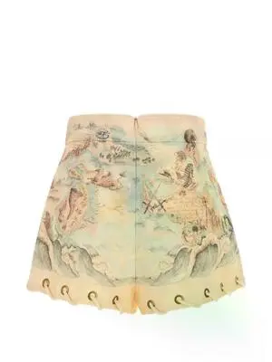 Zimmermann Rebellion Printed Shorts