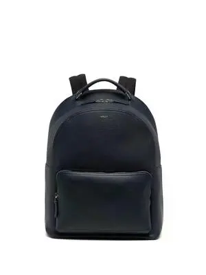 Bally Capitol Grained-leather Backpack - Blue