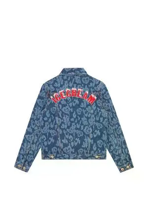 ICECREAM Logo-appliqué Denim Jacket