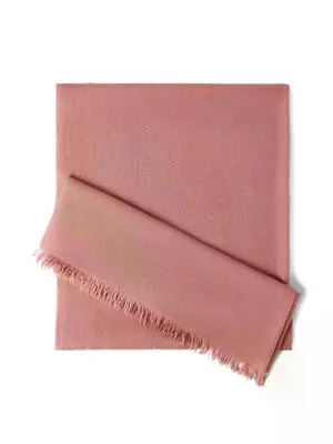 Brunello Cucinelli Cashmere And Silk Scarf - Pink