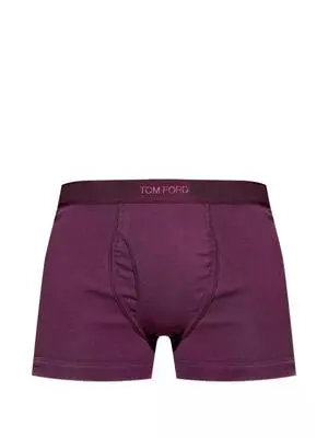 TOM FORD Logo-waistband Boxers - Purple