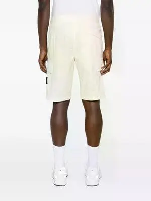 Stone Island Cotton Cargo Shorts - Neutrals