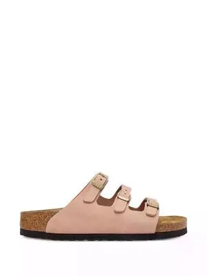 BIRKENSTOCK Florida Leather Sandals - Pink