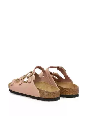 BIRKENSTOCK Florida Leather Sandals - Pink