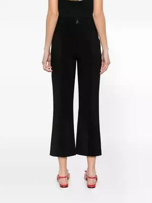 Patrizia Pepe Crepe Cropped Trousers