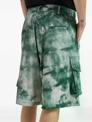 Y3 Tie-dye Cargo Shorts