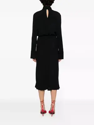 Patrizia Pepe Tie-neck Midi Dress