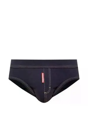 Dsquared2 Stitched Briefs - Blue