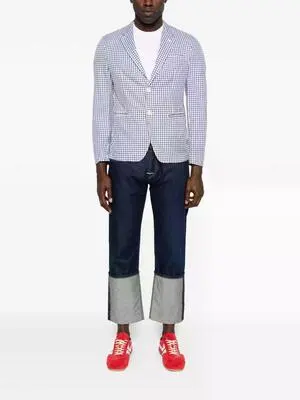 Comme Des Garçons Checked Blazer