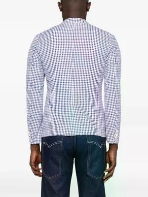 Comme Des Garçons Checked Blazer