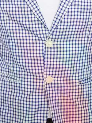 Comme Des Garçons Checked Blazer