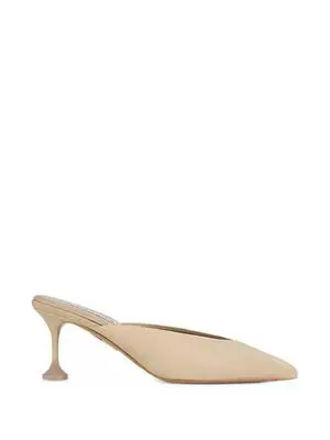 AQUAZZURA Bisous Pointed-toe Suede Mules