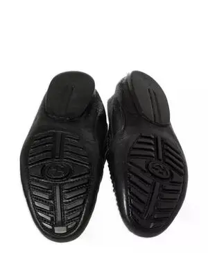 Gucci Guccissima Penny-slot Loafers - Black