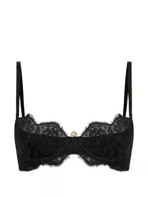 Dsquared2 Balconette Lace Bra - Black
