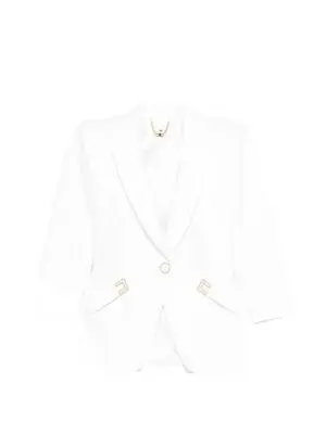 Elisabetta Franchi Trim Jacket - White
