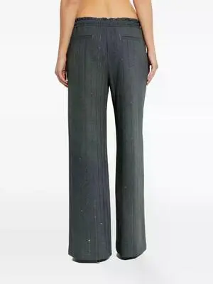SELF-PORTRAIT Beaded Drawstring Trousers