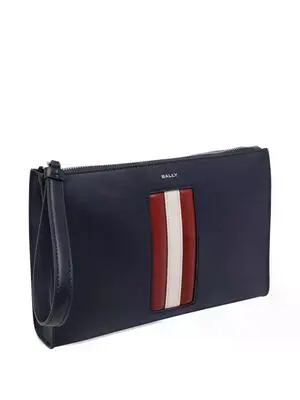 Bally Mythos Logo Stripe Clutch