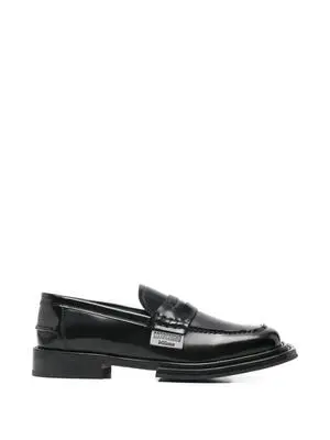 Moschino Penny Leather Loafers