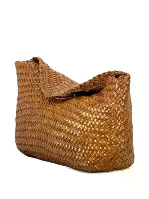 Dragon Diffusion Santa Marta Woven Shoulder Bag - Brown