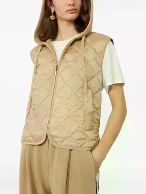 Max Mara Quilted Hooded Gilet