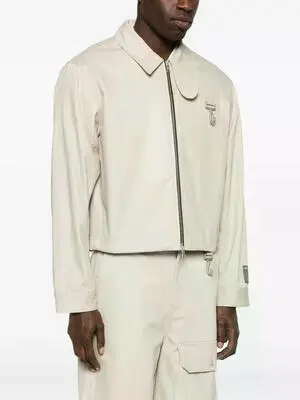 Reese Cooper Herringbone Zip-up Jacket