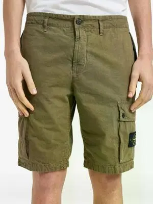 Stone Island Button-fastening Cargo Shorts