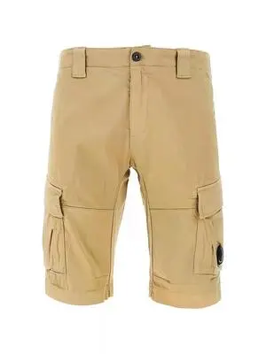 C.P. COMPANY Bermuda Cargo Shorts - Neutrals