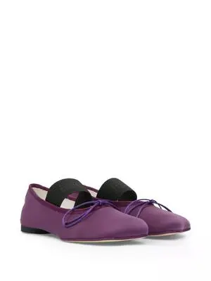 MAISON MARGIELA Anatomic Numeric Bow-detail Ballet Flats