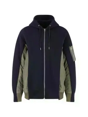 Sacai Zip Hooded Sweater