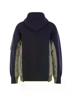 Sacai Zip Hooded Sweater
