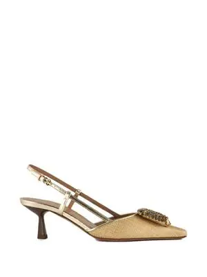 FESTA MILANO Jewelled Strap Heeled Sandals