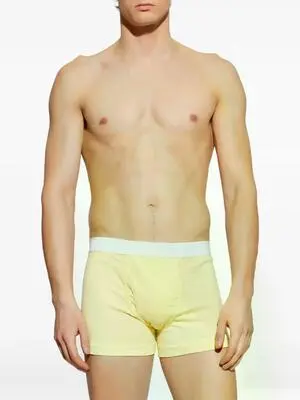 TOM FORD Logo-waistband Boxers - Yellow