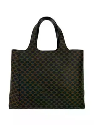 Celine 2001 Macadam Coated Canvas Tote Bag