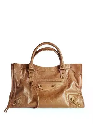Balenciaga Balenciaga Medium Le City Tote Bag Brown