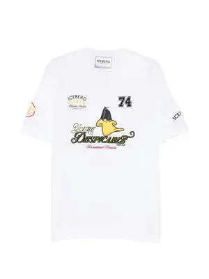 Iceberg Cartoon-print T-shirt - White