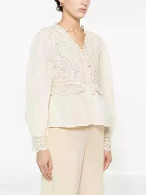 Sea Adelina Battenberg Lace Blouse