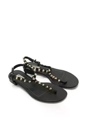 Balenciaga Studded T-bar Sandals