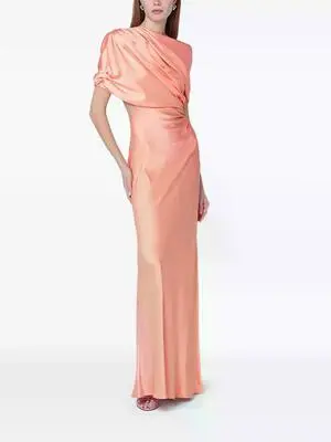 Draped Sleeveless Evening Gowns