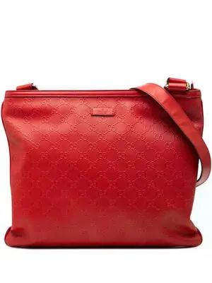 Gucci Ssima Crossbody Bag - Red