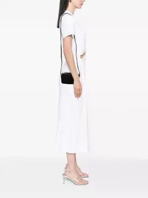 Fendi 2000-2010 Mini Zucchino Canvas Crossbody Bag - Black
