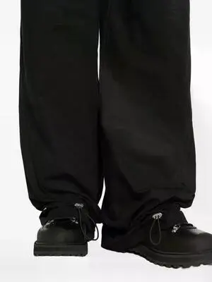 Reese Cooper Pleated Ripstop Trousers - Black