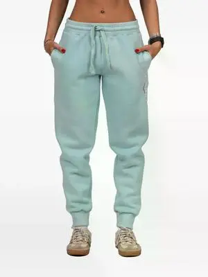 PODHIO Pocket Drawstring Track Pants - Blue