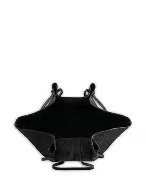 Yuzefi Large Mochi Leather Shoulder Bag - Black